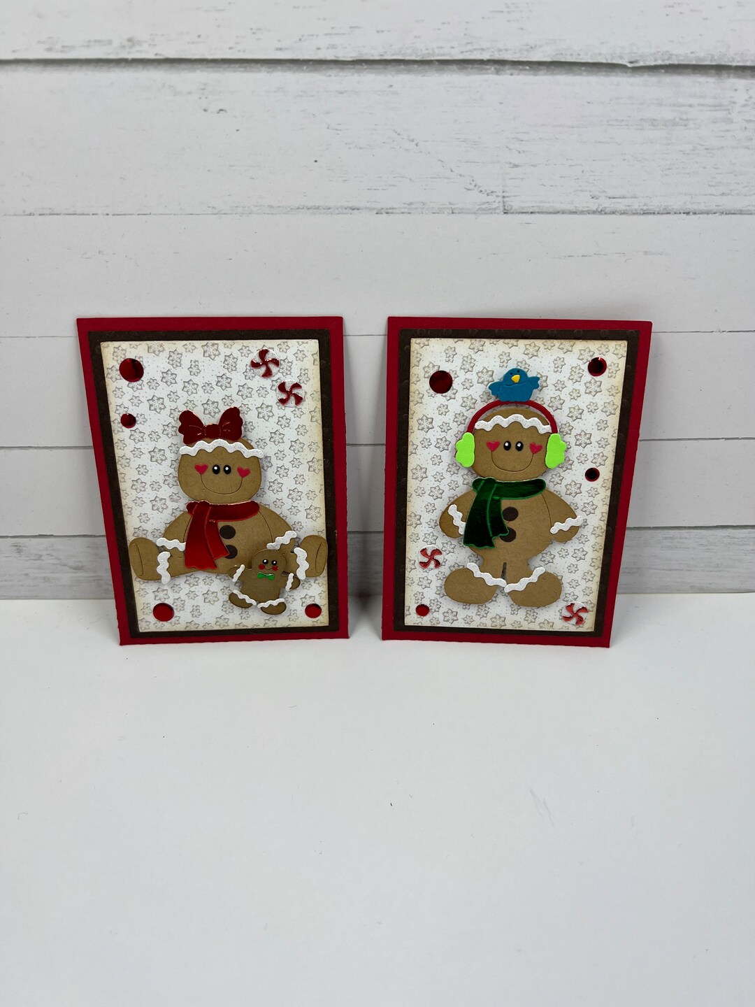 Gingerbread Gift Card Holder- Set of 2 - Etsy