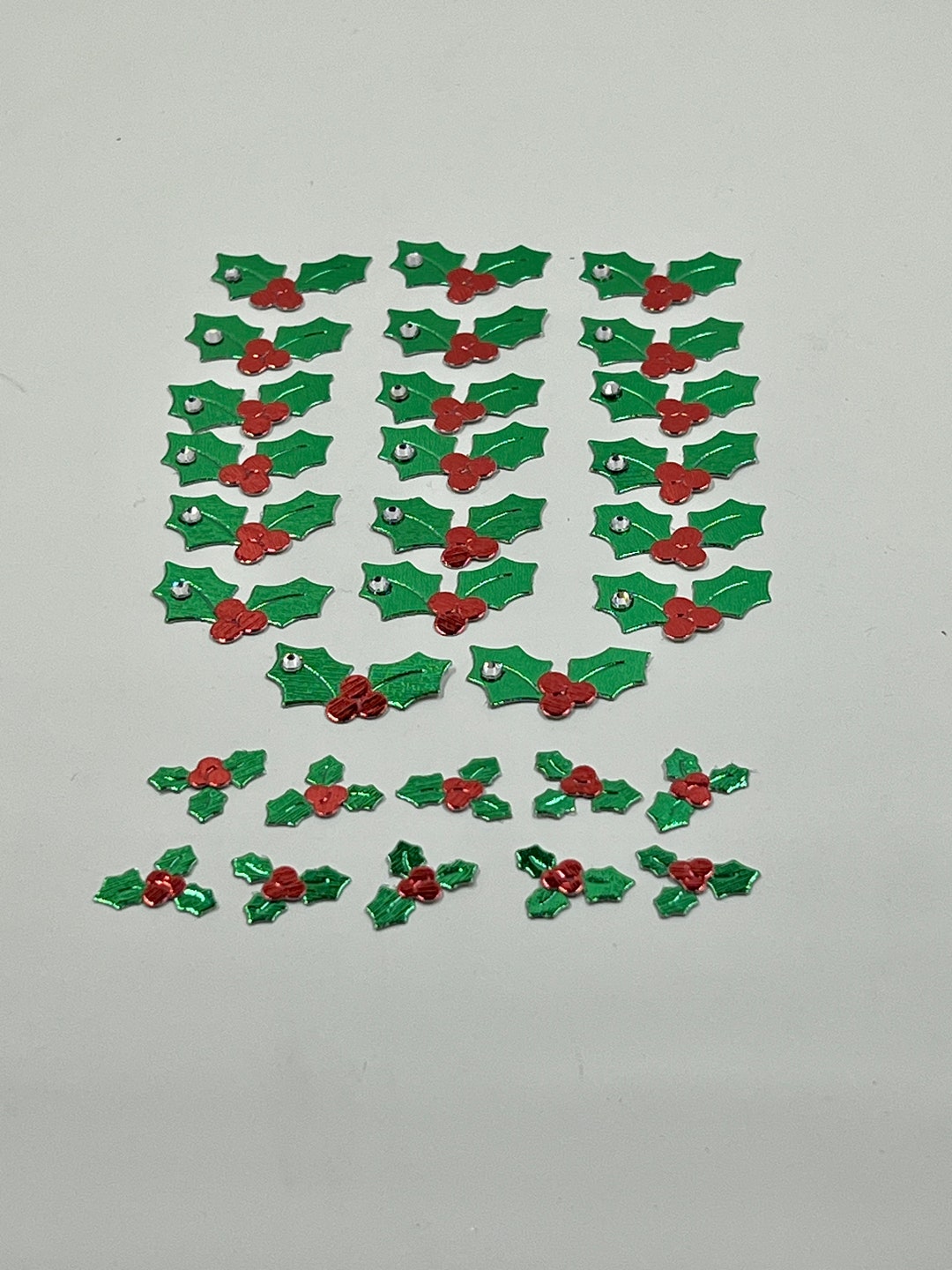 Holly Die Cut Scrapbook DIY Embellishments - Etsy
