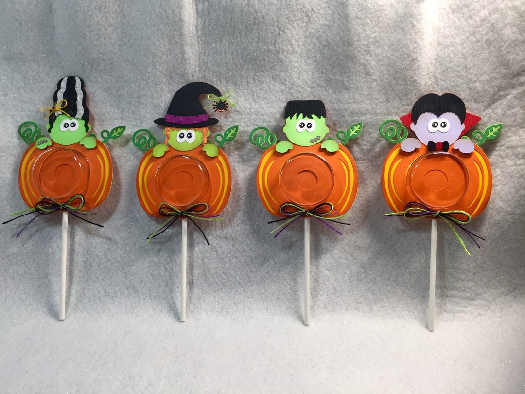 Halloween Frankenstein Bride of Frankenstein Witch Dracula Peeker Candy ...