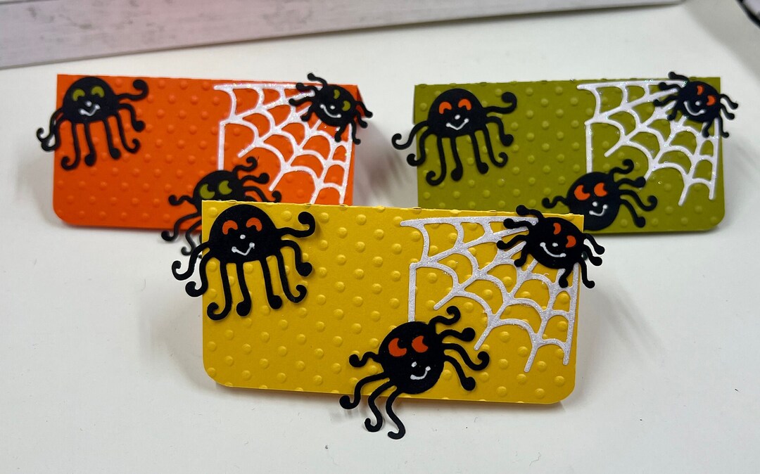 Halloween Spider Treat Bag Toppers- Set of 12 - Etsy