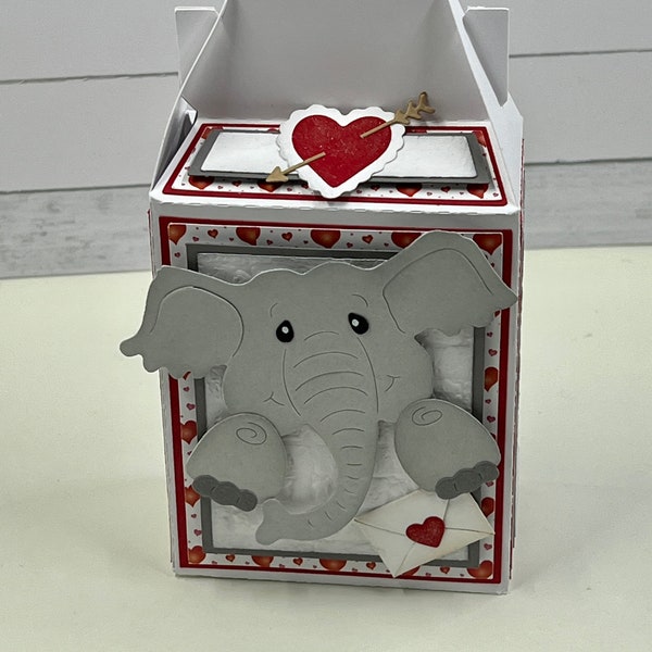 Elephant Valentine - Etsy