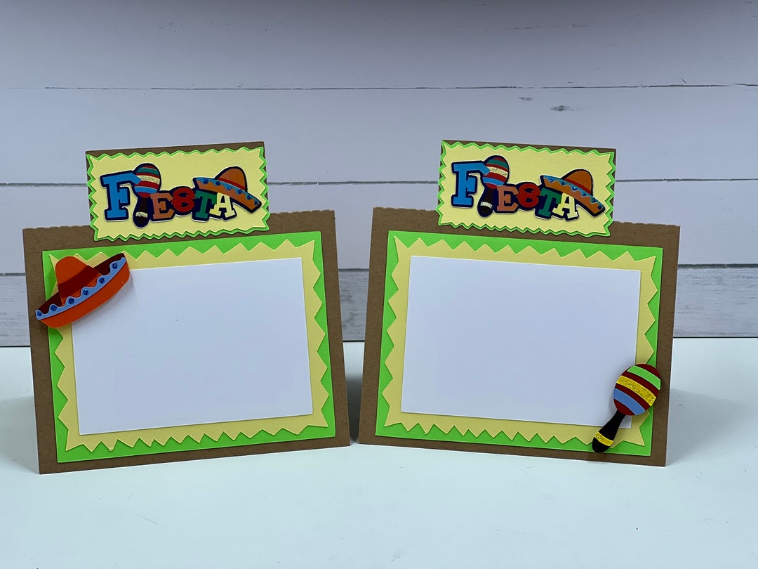 Fiesta Cinco De Mayo Sombrero Gourd Shaker Place Card Food Card - Etsy