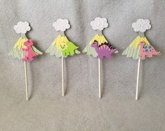 Volcano Cupcake Toppers - Etsy