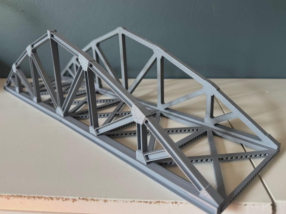 O Scale 80’ Single Bridge Kit Supports up to 4" Wide Track - Etsy