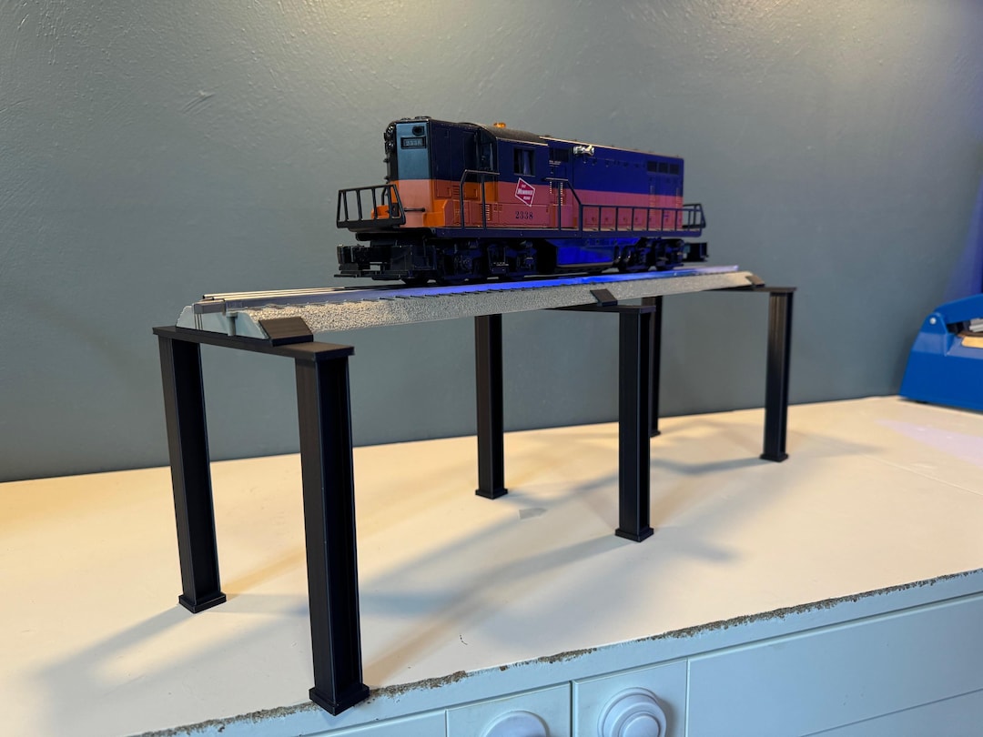 O Gauge Elevated I-beam Trestle (WIDE)- Fastrack Compatible [3pack] - Etsy