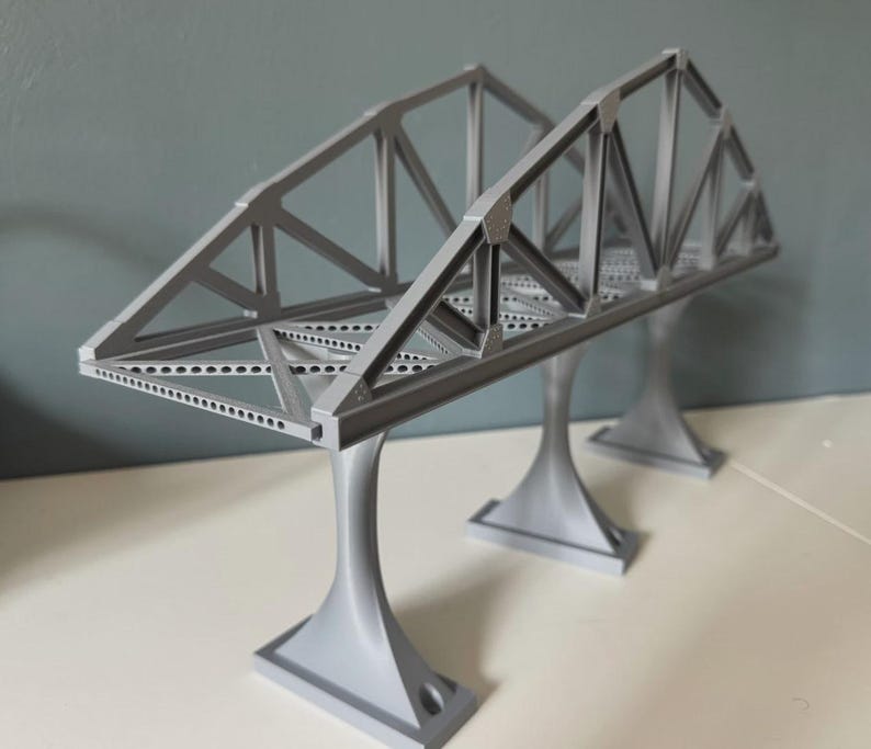 O Scale 80’ Single Bridge Kit Supports up to 4" Wide Track - Etsy