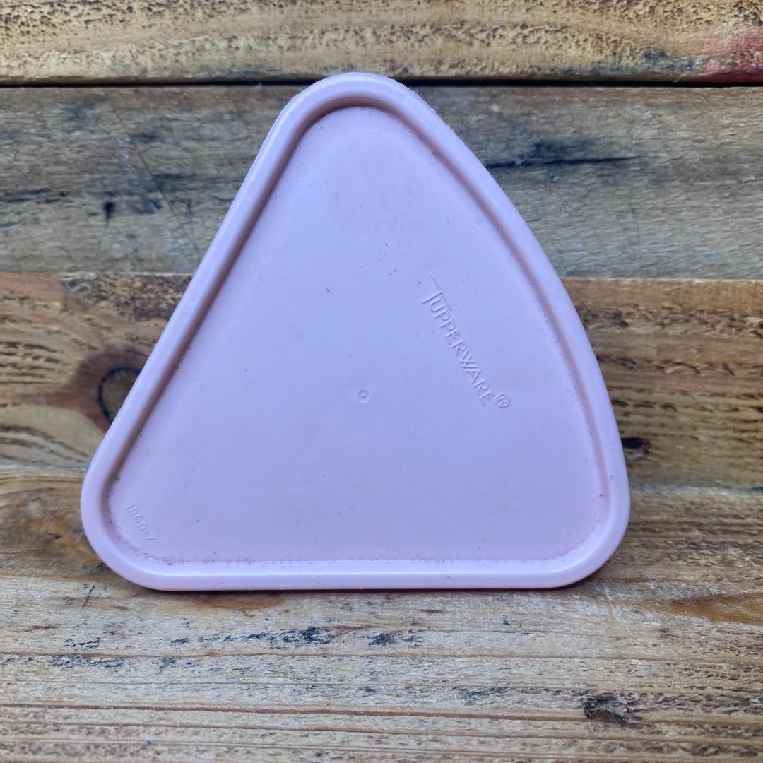 Vtg Tupperware Pie Slice Wedge Container 1799 With Pink Lid 1800 EUC ...