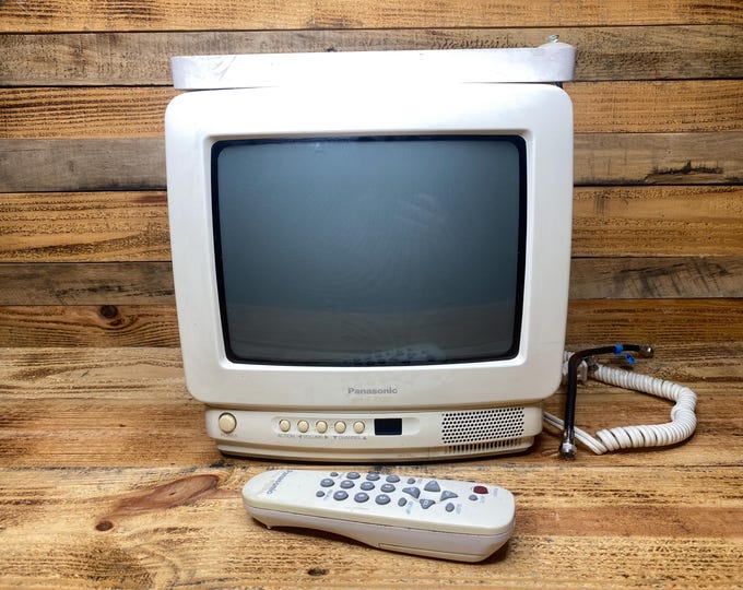 Panasonic 9" Color TV CT-9R10T CRT Retro Gaming Vintage Television ...