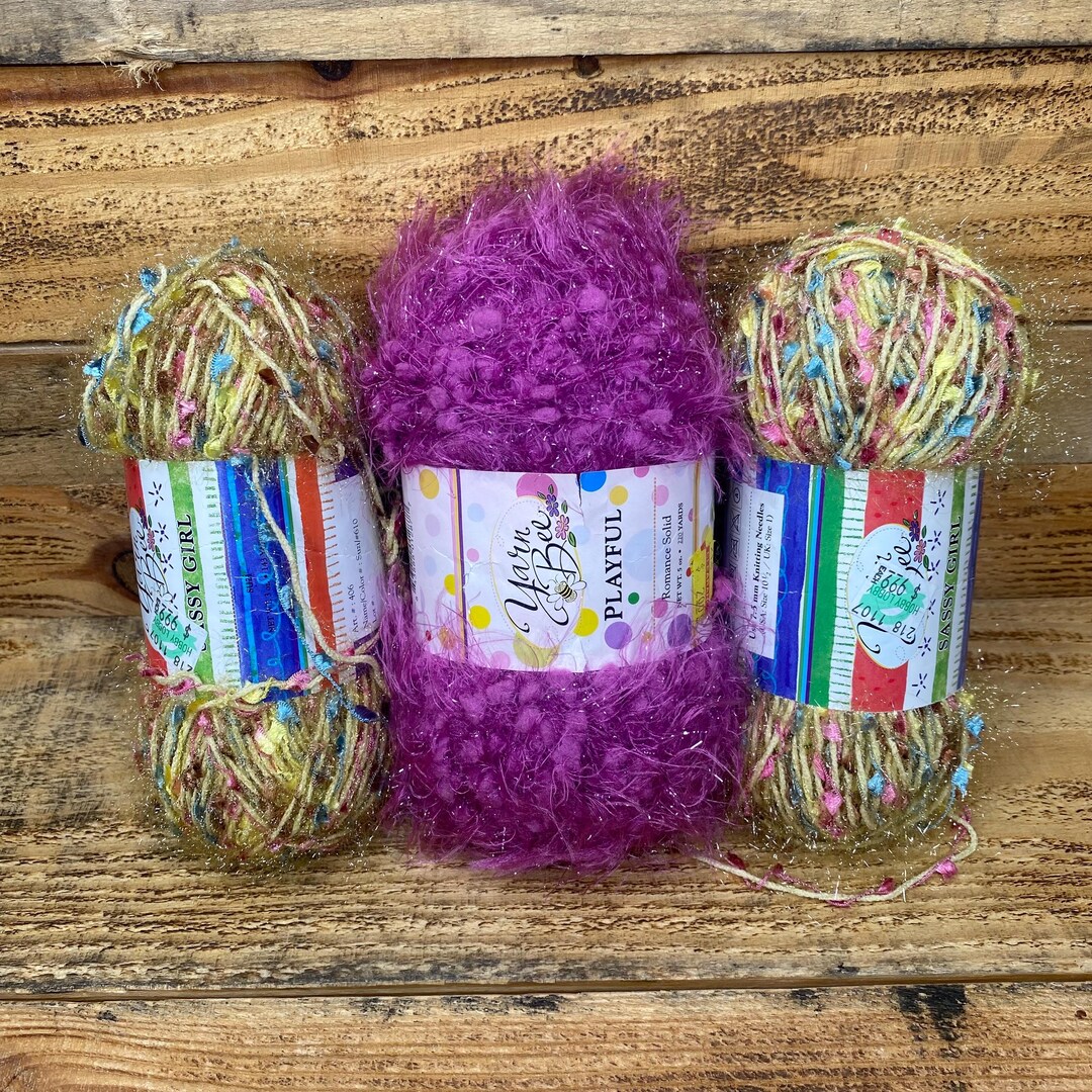 Yarn Bee Sassy Girl and Playful Yarn Suzi, Romance Solid (new) CHOOSE ...