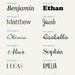 Personalized Name Lettering Decal - Etsy