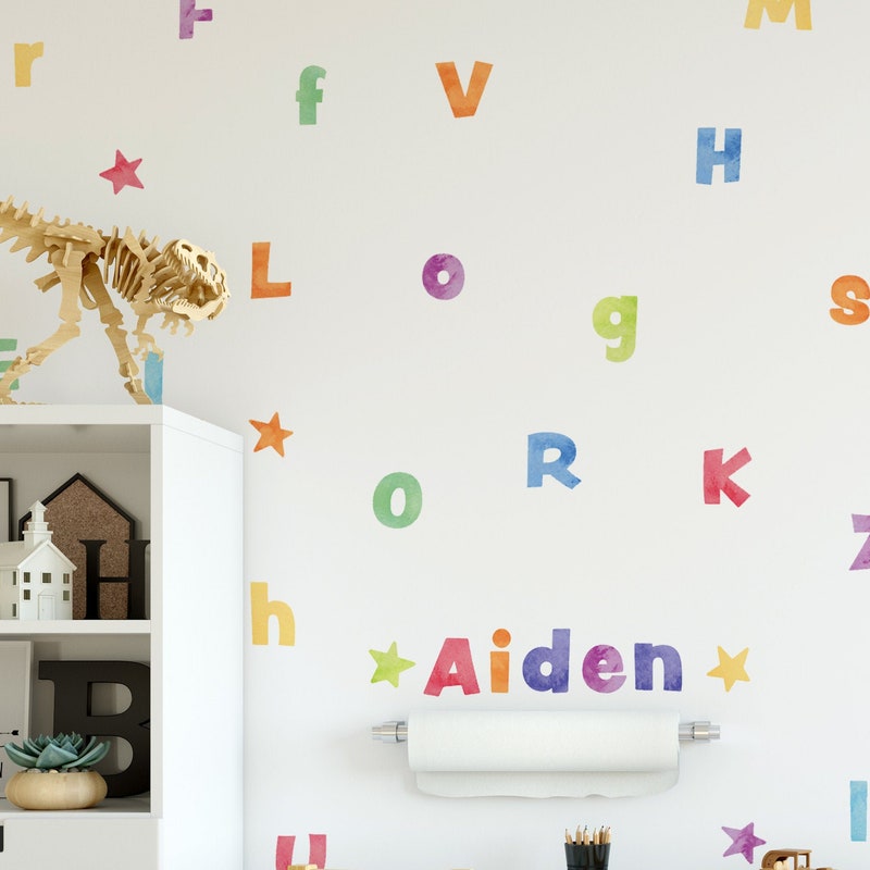 Alphabet Wall Stickers - Etsy