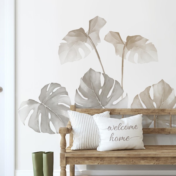 Removable Wall Decal Tropical - Etsy