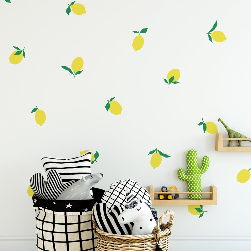 Lemon Wall Decals - Etsy