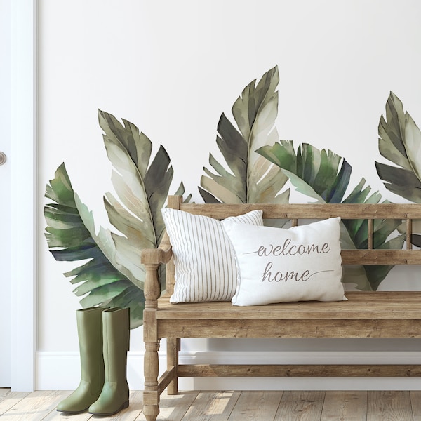 Removable Wall Decal Tropical - Etsy