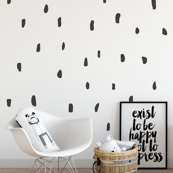 Black Wall Decals - Etsy