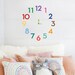 Numbers Peel and Stick Wall Sticker | Etsy