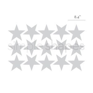 Large Stars - Kids Vinyl Wall Sticker - Etsy