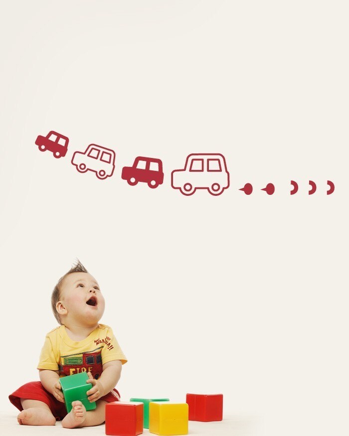 Kids Vinyl Wall Sticker Decal Art Cars for Nursery Baby - Etsy