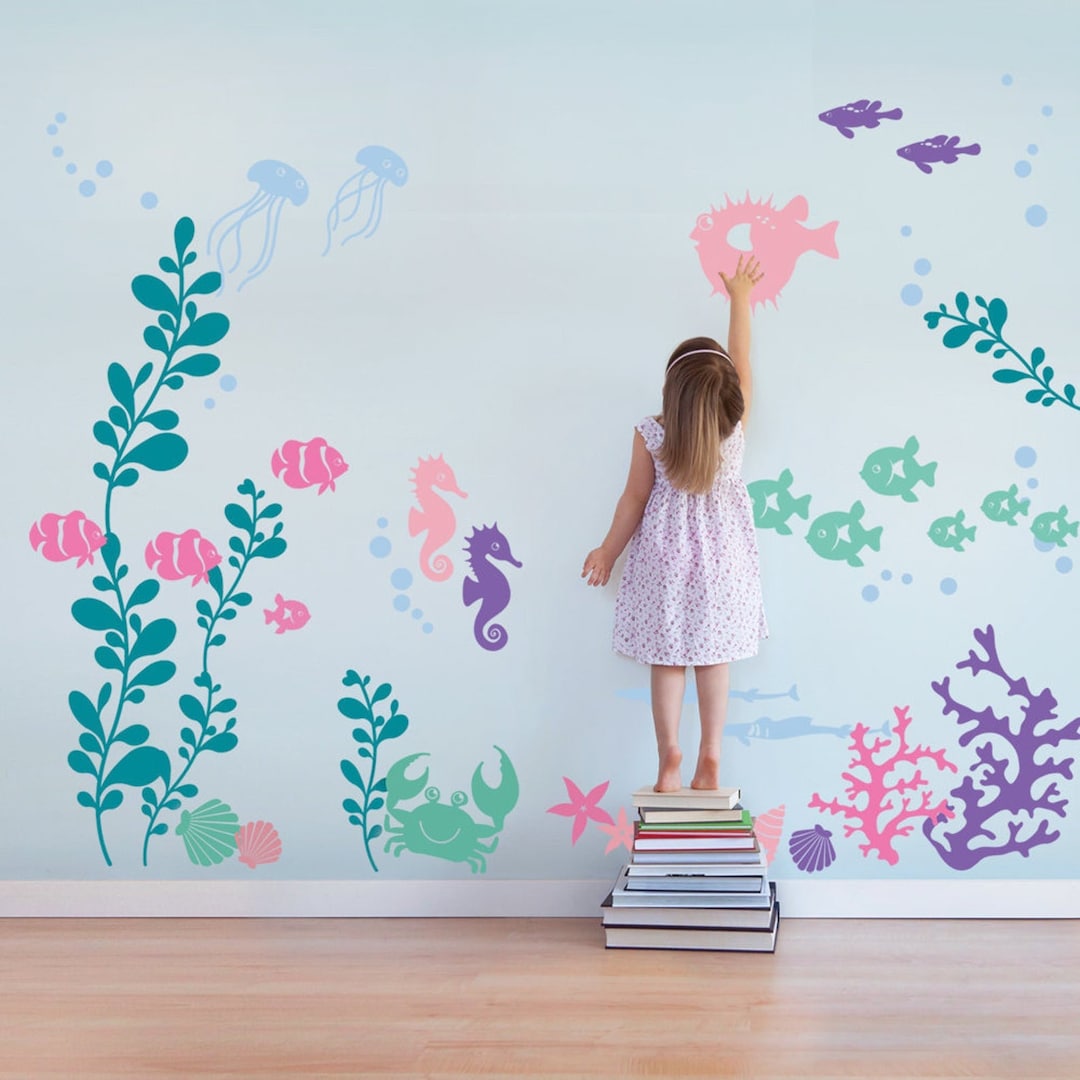 Under the Sea Wall Decal Collection - Etsy