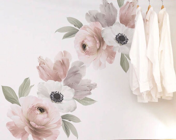 Tree With Birds and Fawn Decal Set Kid's Nursery Room - Etsy