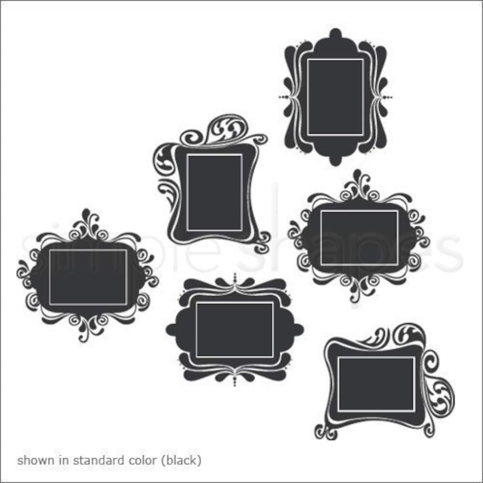 Vintage Photo Frames Vinyl Wall Sticker - Etsy