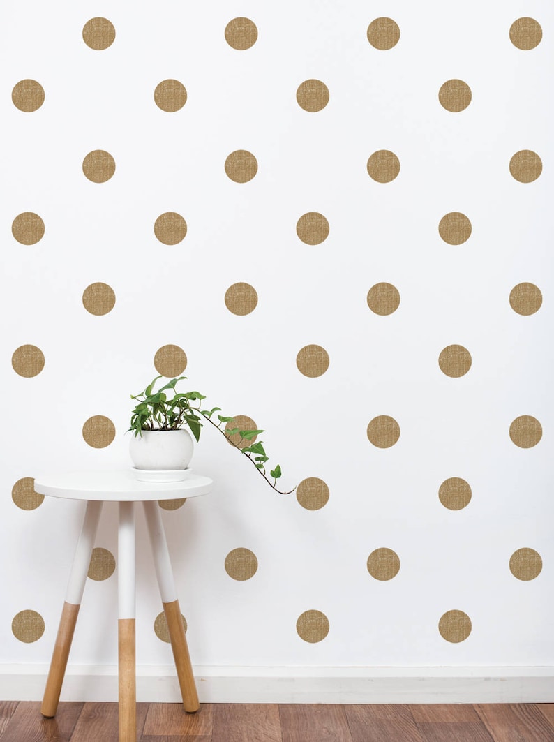 Textured Dots Wall Sticker 3 Inch Polka Dots Wall Stickers - Etsy