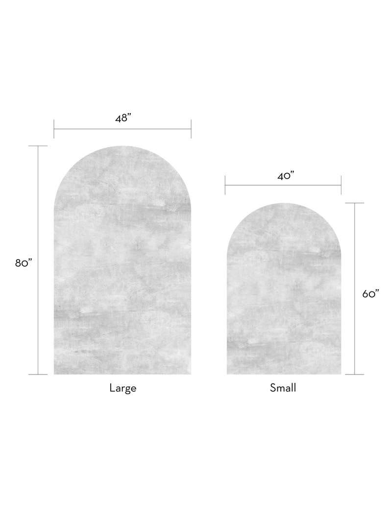 Venetian Plaster Faux Texture Arch Wall Sticker, Sage - Peel and Stick ...