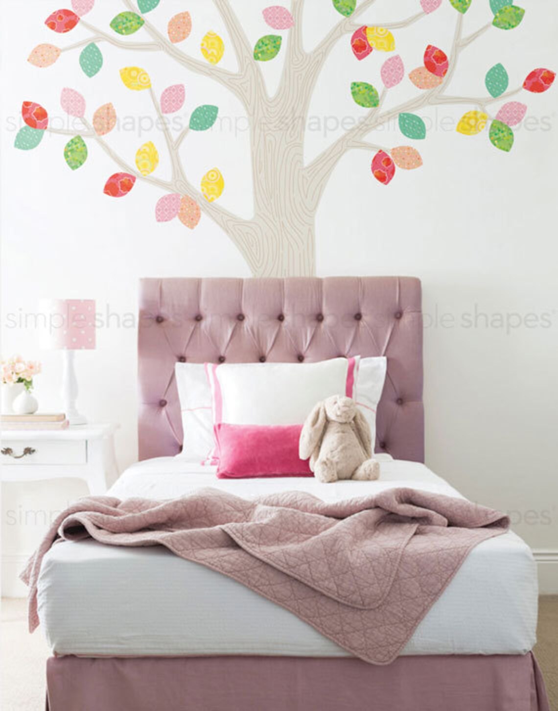Wall Decal Trees Pattern Tree With Leaves Ceiling Style - Etsy