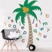 Alphabet Palm Tree Wall Decal: Nursery ABC Decor - Etsy Canada