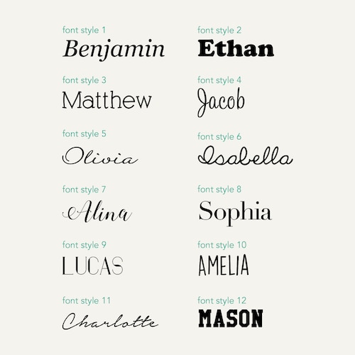 Personalized Wall Decal Boy Name Wall Decal Nursery Wall Decal - Etsy