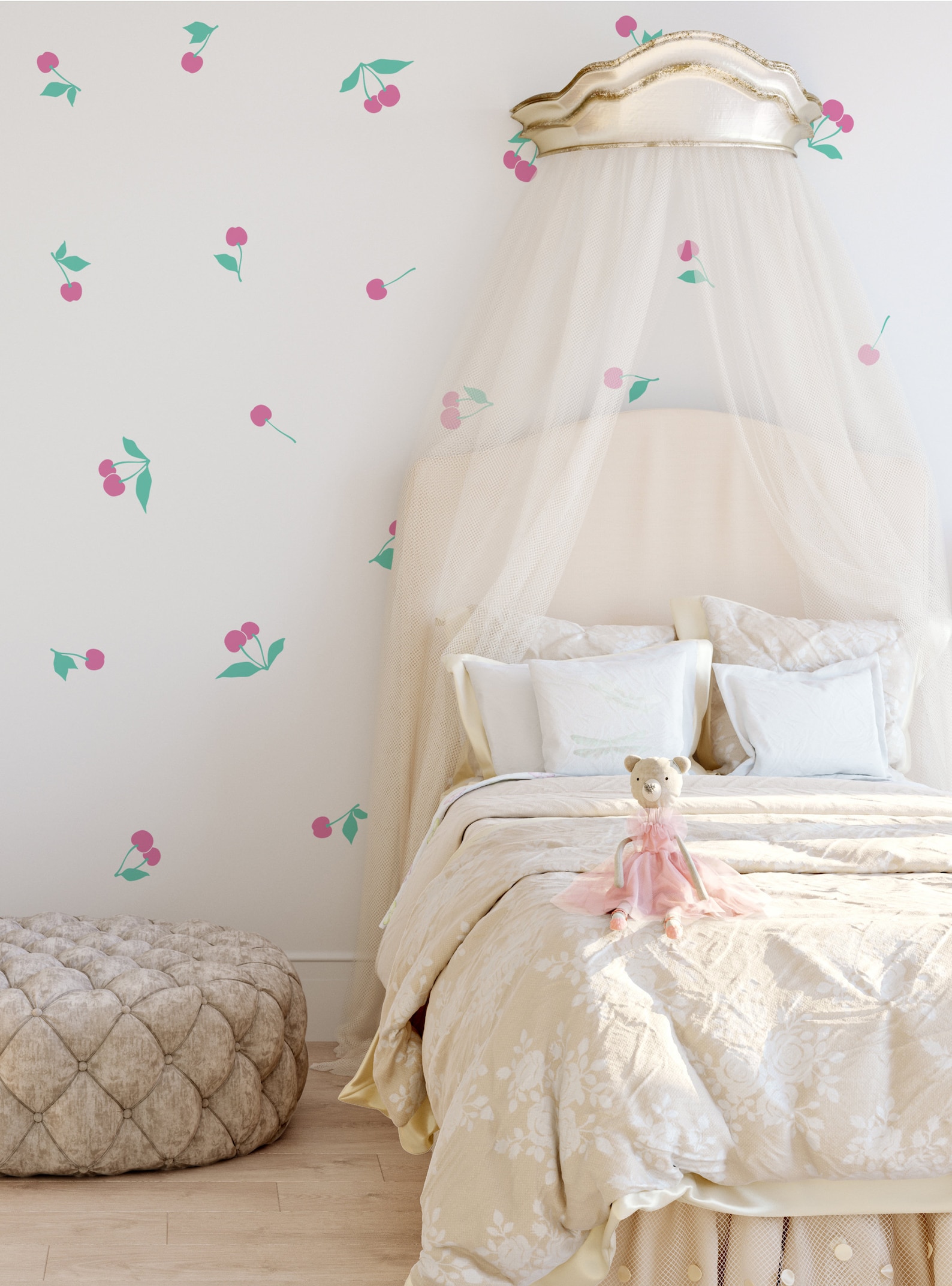 Cherry Fruit Wall Decal - Etsy