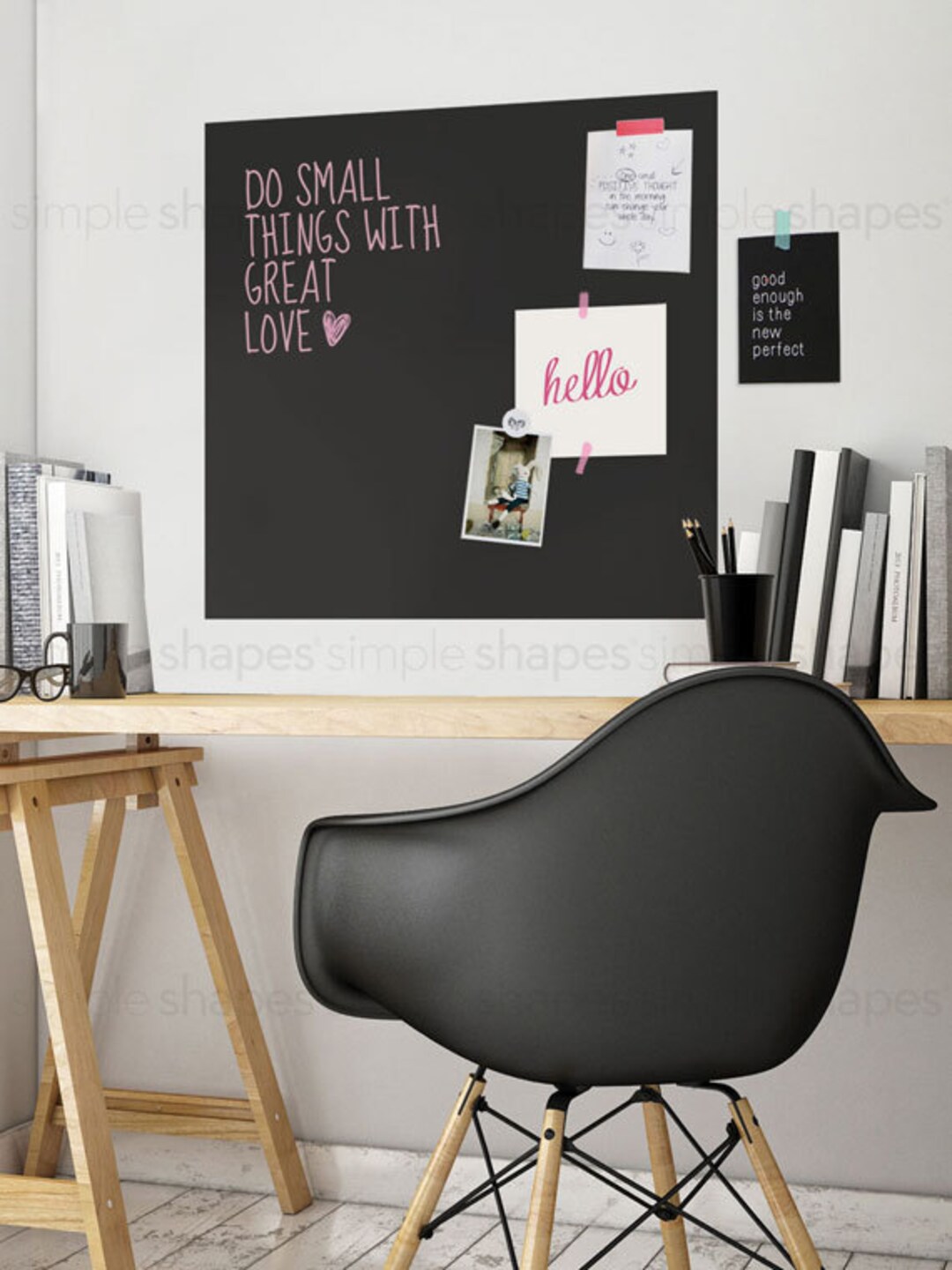 Chalkboard Wall Decal, Chalkboard Square, Chalkboard Wall Square ...