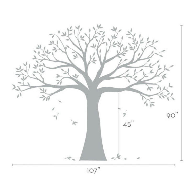 Wall Decals Murals Tree Wall Decal Family Tree Wall Decal - Etsy