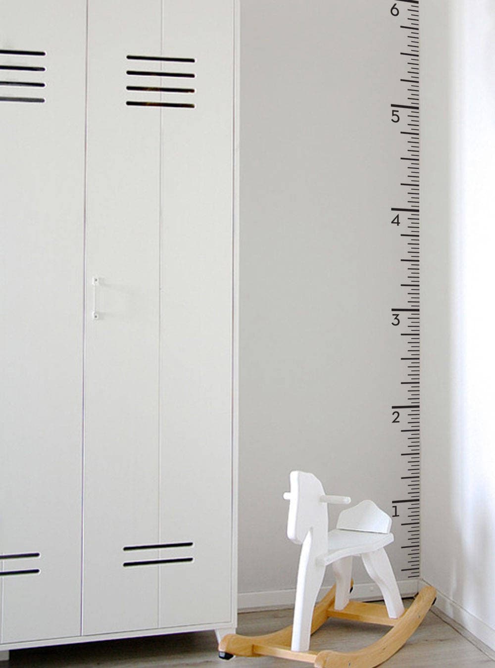 Growth Chart Ruler Decal Children's Vinyl Wall Decal | Etsy Australia