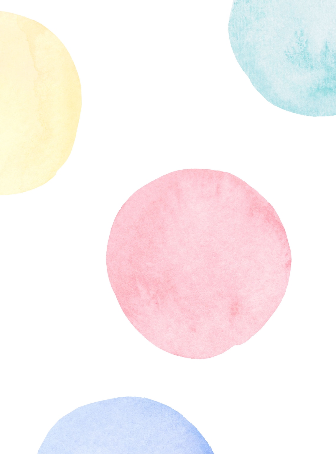 Watercolor Dots Wall Stickers Pastel Irregular-shaped Dots - Etsy