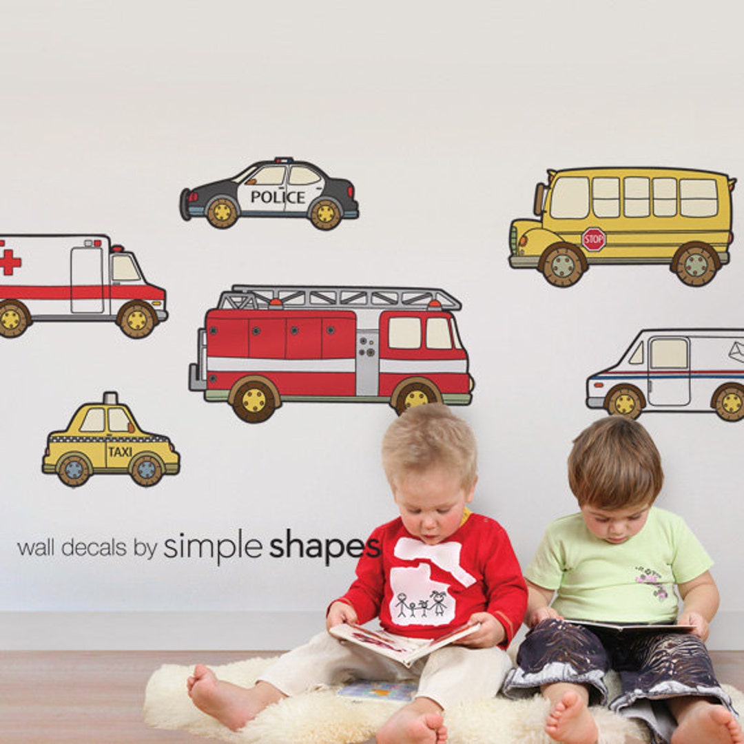 Emergency Vehicles Public Service Vehicles - Peel and Stick ...