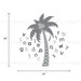 Alphabet Palm Tree Wall Decal Nursery Wall Decal Nursery Decals - Etsy