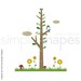 Kids Growth Chart Tree DELUXE With Flowers Decal Childrens Vinyl Wall ...