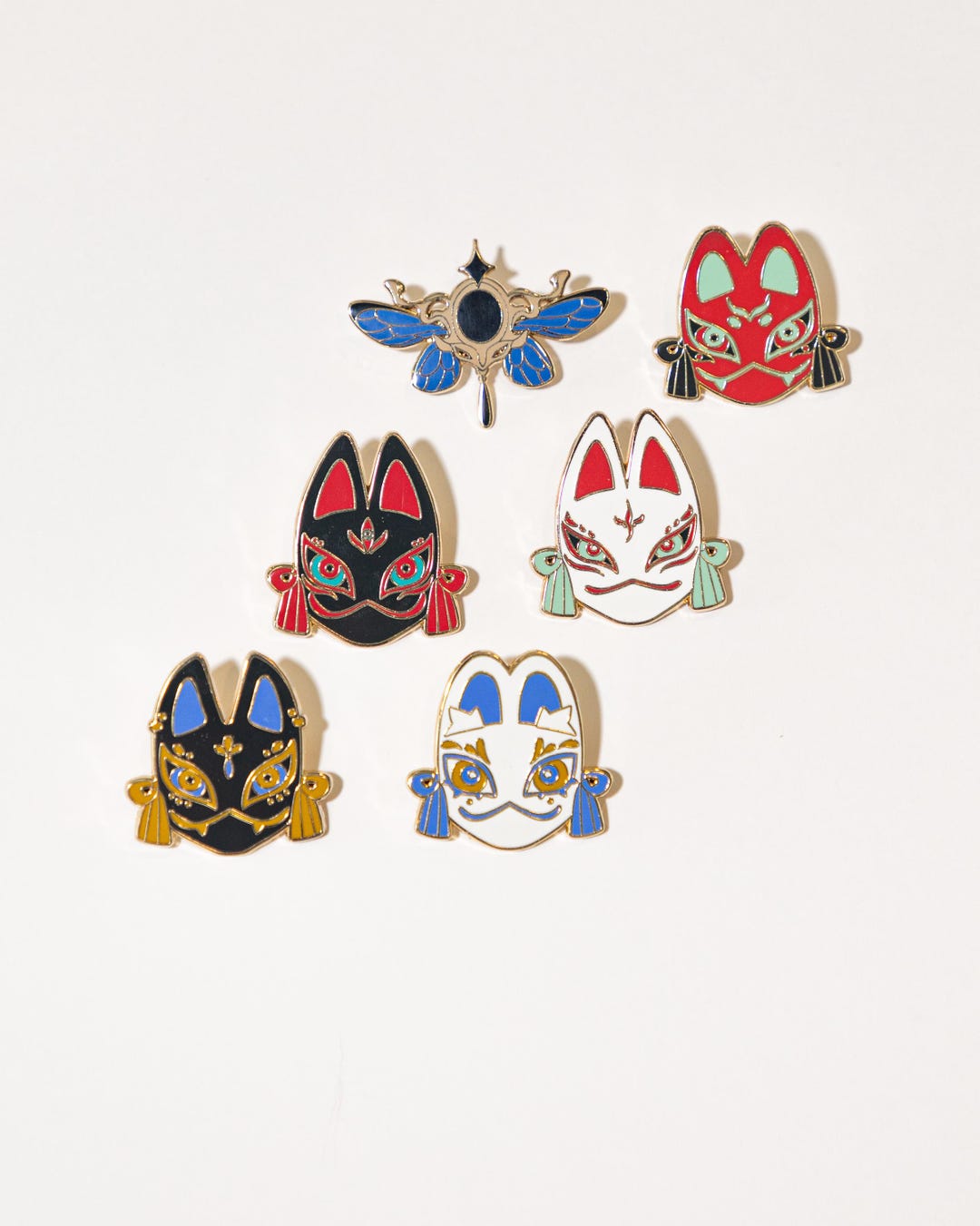 Original Masks Enamel Pin - Etsy