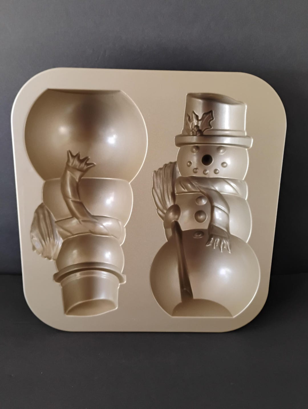 Nordic Ware Snowman Cake Pan Mold 10 Cup - Like NEW - Etsy