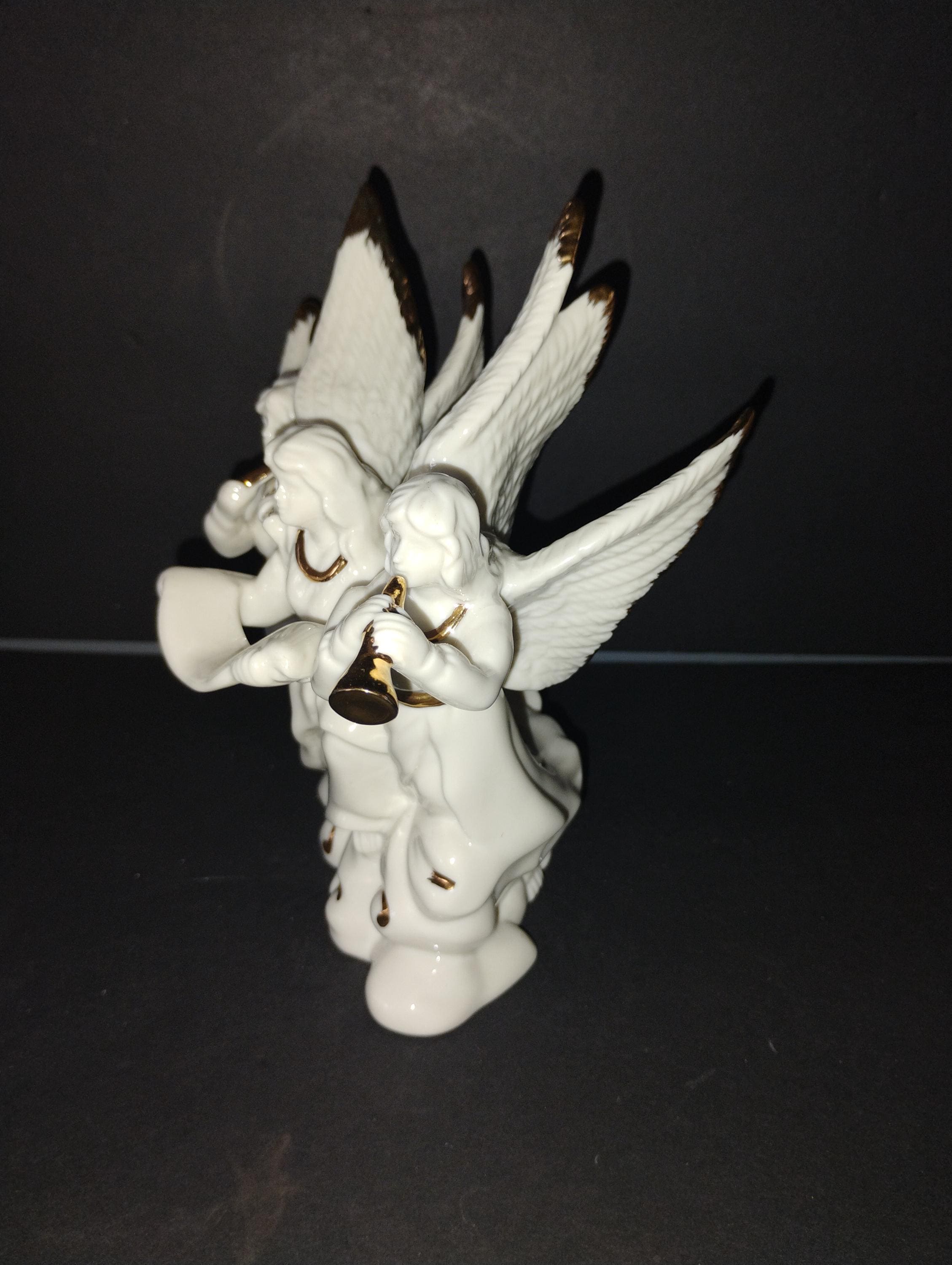 Mikasa Musician Angels Trio, Holiday Elegance Figurine LIKE NEW 7" X 7 ...