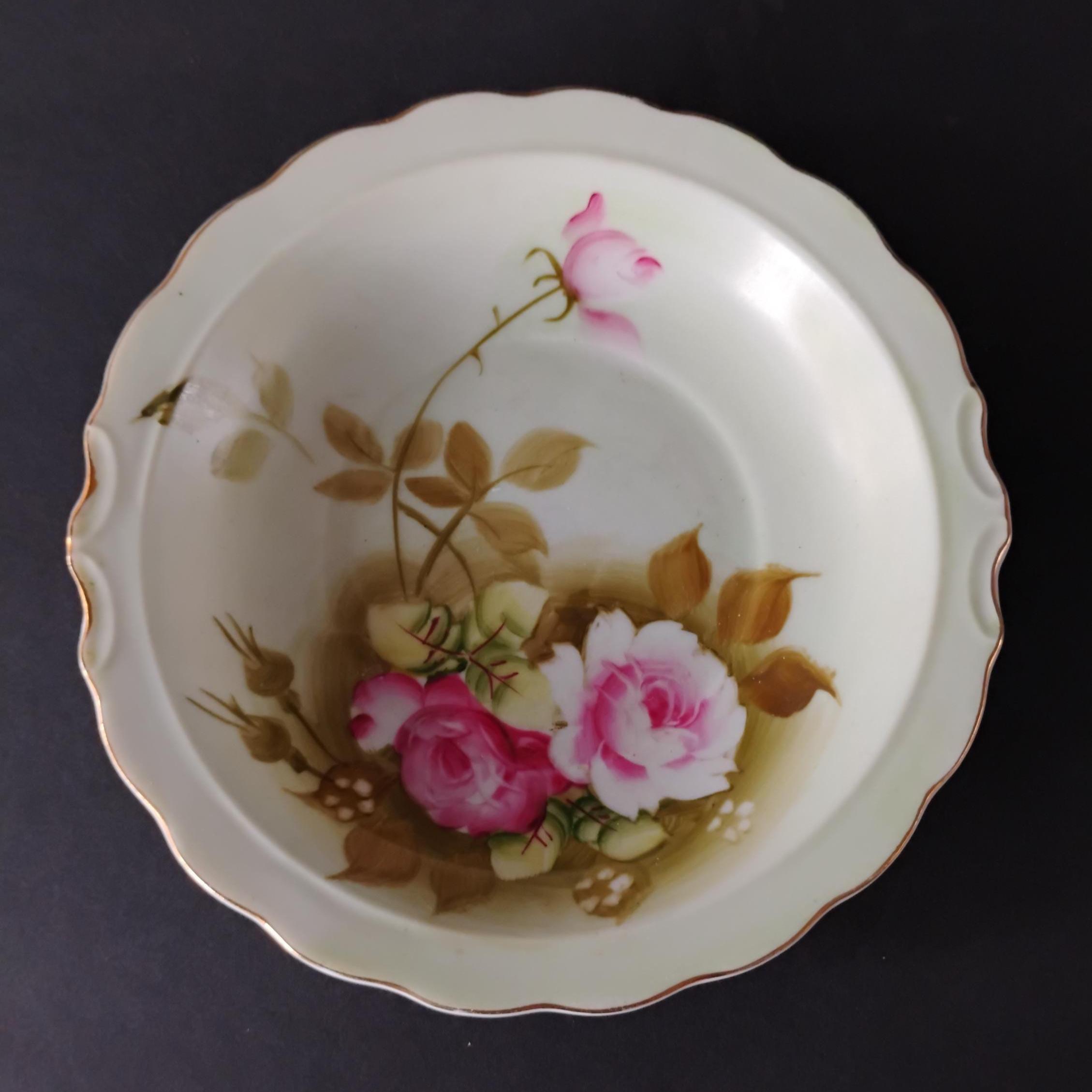 Vintage Lefton China Hand Painted Plate - Like NEW - 7 1/8" - Etsy