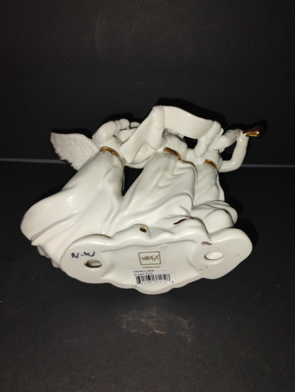 Mikasa Musician Angels Trio, Holiday Elegance Figurine LIKE NEW 7" X 7 ...