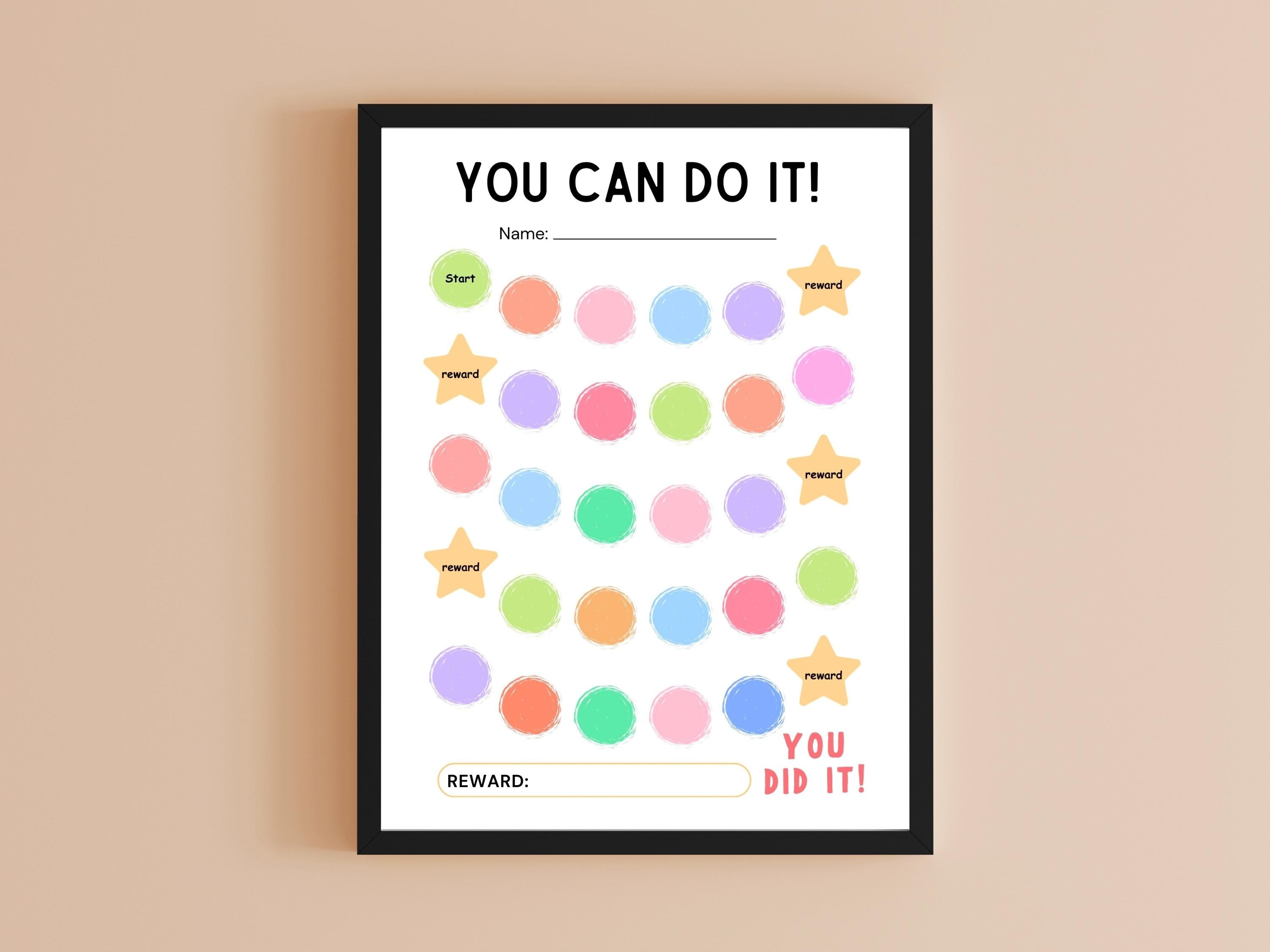 Reward Chart, Toddler Reward Chart, Reward Chart Printable, Kids ...