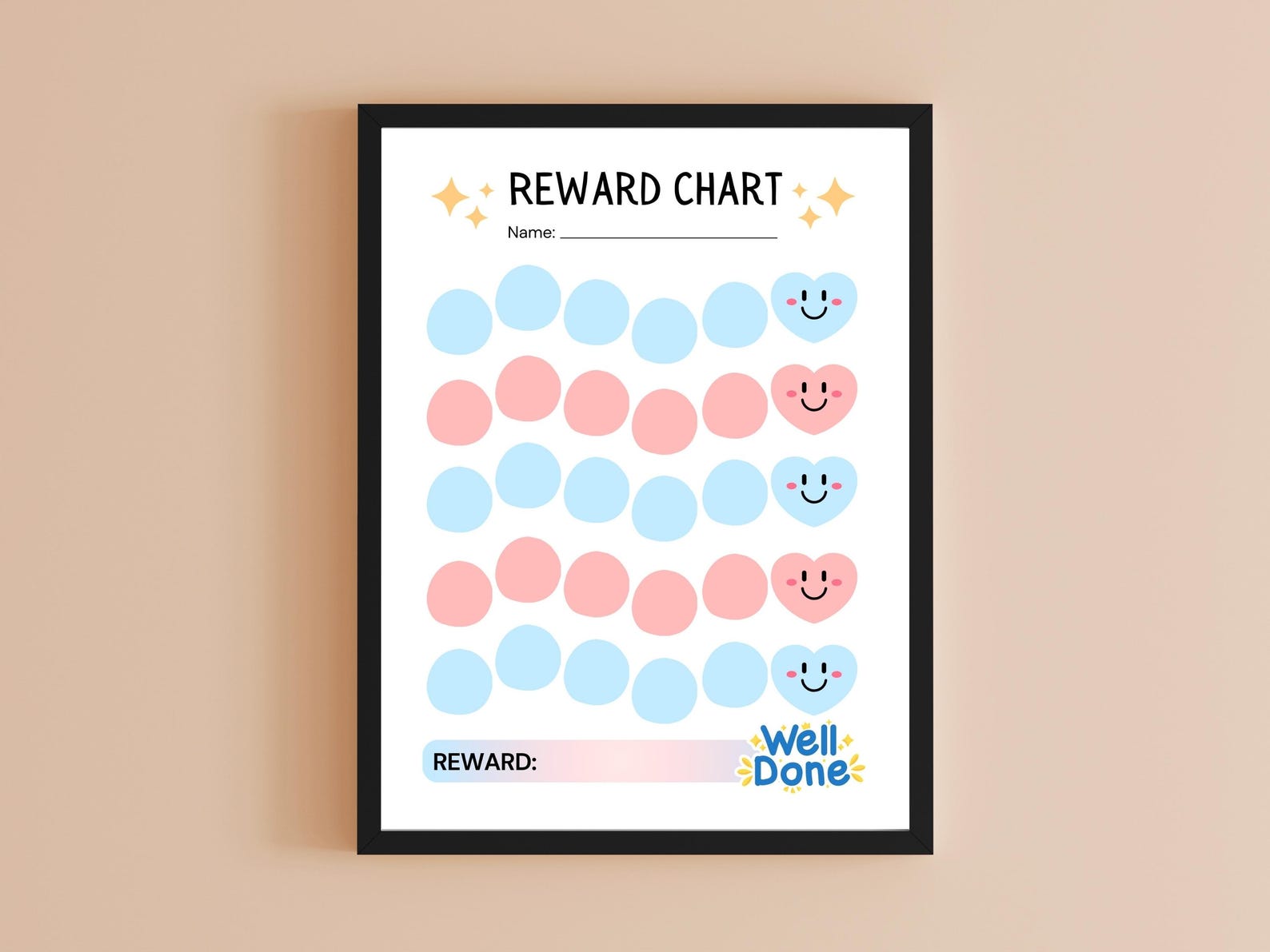 Reward Chart, Toddler Reward Chart, Reward Chart Printable, Kids ...