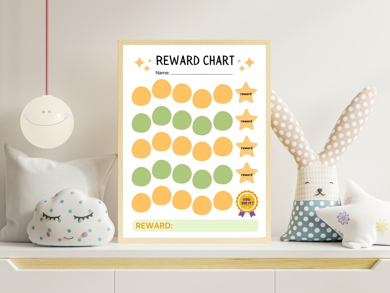 Reward Chart, Toddler Reward Chart, Reward Chart Printable, Kids ...