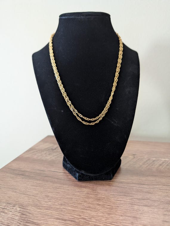 Milor 14k Gold 36" Rope Chain Necklace and 7" Bracele… - Gem