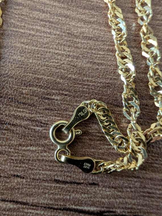 Milor 14k Gold 36" Rope Chain Necklace and 7" Bracele… - Gem
