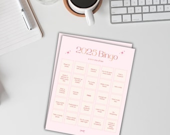 2025 Vision Board Bingo Card - Etsy