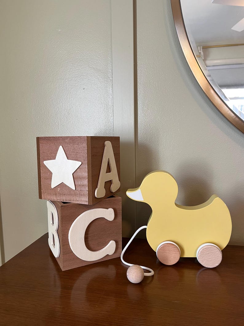 ABC Wood Blocks | Baby Shower Centerpiece | Birthday Party Centerpiece ...